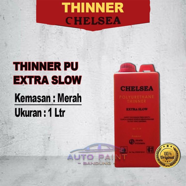 Tinner Tiner Thinner Pu Chelsea Extra Slow Dan PU F7 - 1 Liter-Pengencer Cat Duco dan PU ...