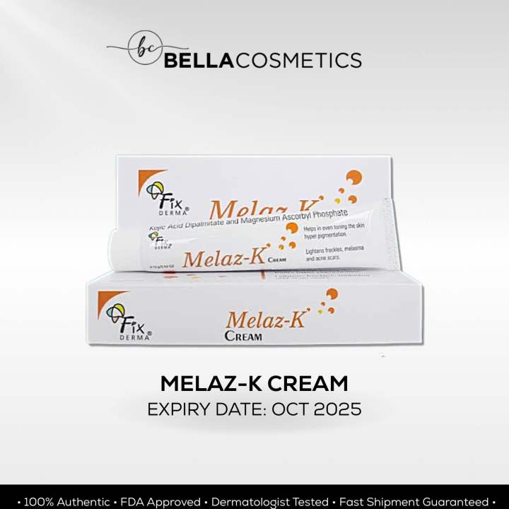 MELAZ-K Cream for melasma and ance marks 15g (100% Original) | Lazada PH