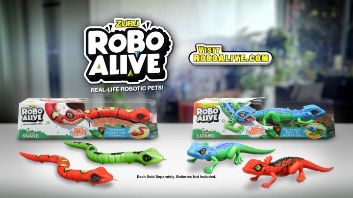 Robo Alive Slithering Snake Series 3 Battery-Powered Robotic Toy by ...