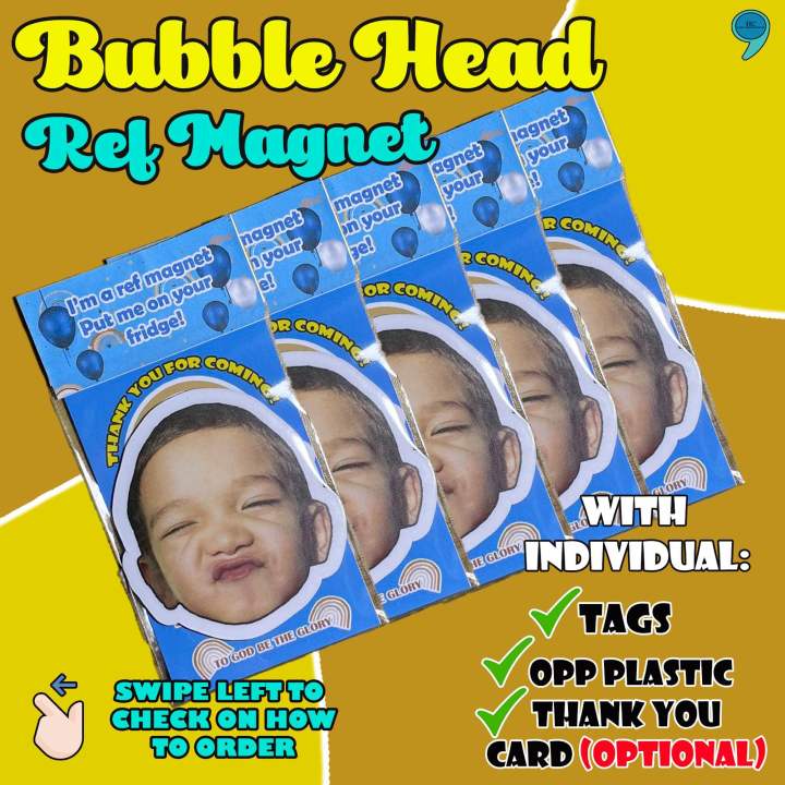 Bubble Head/Face Cut Out Ref Magnet Souvenirs | Lazada PH
