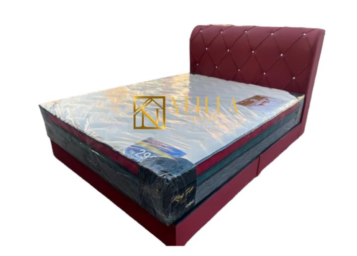 Katil Queen Bed Frame Katil Queen Bed Queen Divan Double Bed Frame ...