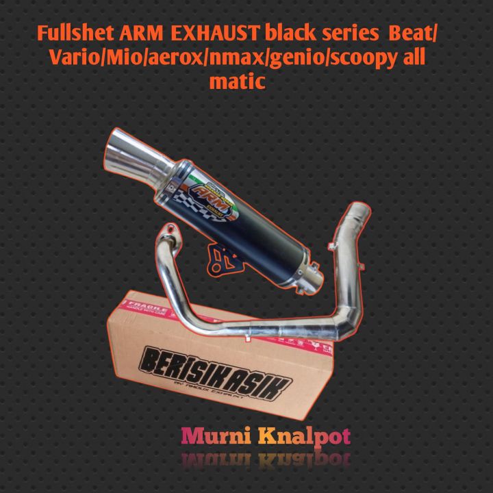 Fullshet Knalpot Samlong ARM EXHALST Sarfull Suara Gahar Beat/Vario/Mio ...