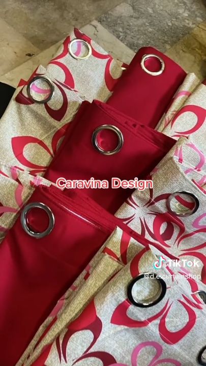 DE Elegant Ring Curtains for Windows Living Room 3in1 Set Draperies 5ft ...