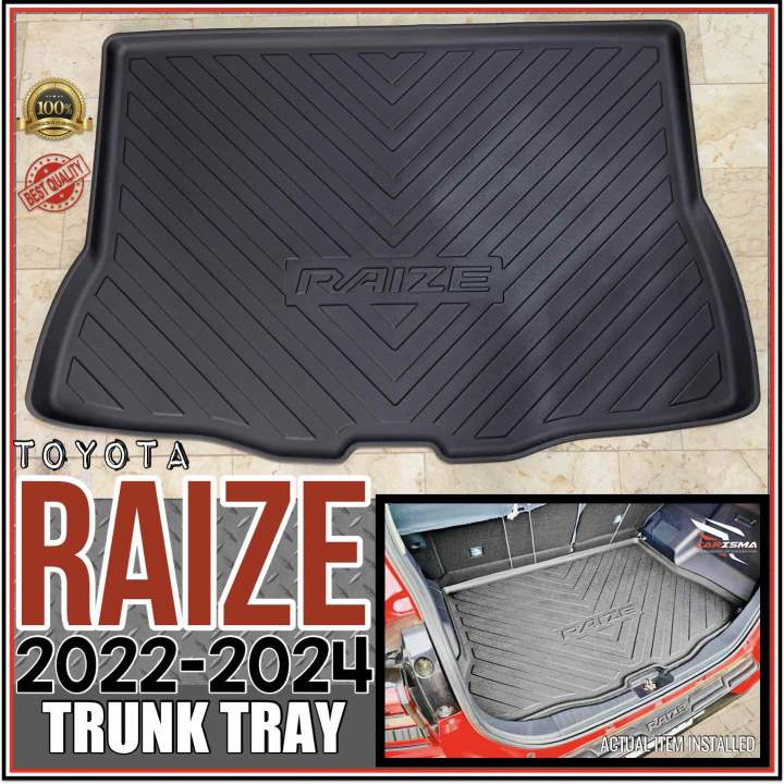 TOYOTA RAIZE 2022-2023 TRUNK TRAY / CARGO TRAY (raize matting) | Lazada PH