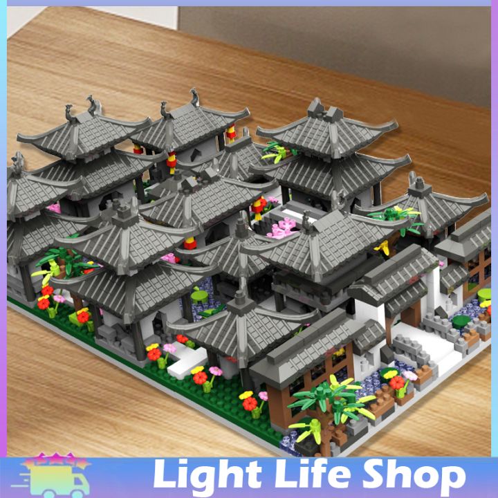 Chinese Block Bangunam Mini Block Garden Nano Balok Chinese Building ...