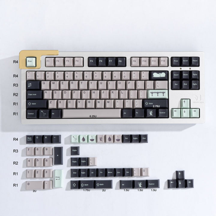 【Keycap Only】GMK Rainy Day Keycap 130 Keys Cherry Profile PBT Dye-Sub ...