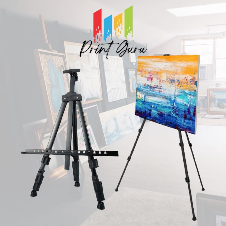 Adjustable and Foldable Metal Easel Stand with Carry Pouch / Telescopic ...