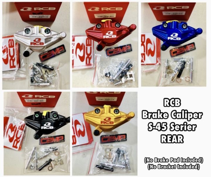 RCB Brake Caliper S 45 S45 Series Universal REAR ONLY NO BRACKET & BRAKE PAD INCLUDED | Lazada PH