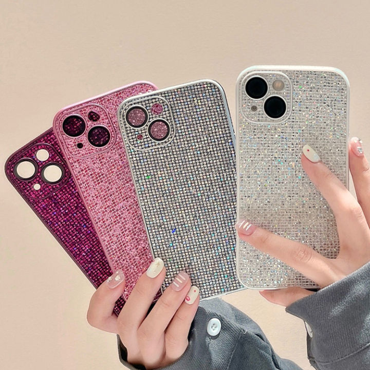 CrashStar With Lens Films Fashion Glitter Sequins Hard Shockproof Phone ...