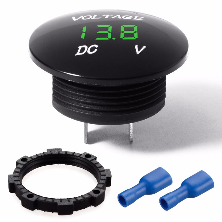 Allsome 1pc Universal Digital Display Voltmeter Waterproof Voltage ...