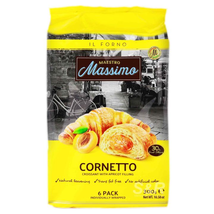 IL Forno Maestro Massimo Cornetto Croissant With Apricot Filling Bread ...