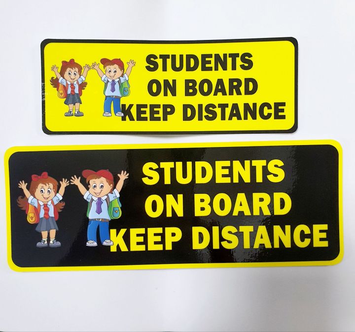 STUDENTS ON BOARD. vinyl sticker. | Lazada PH