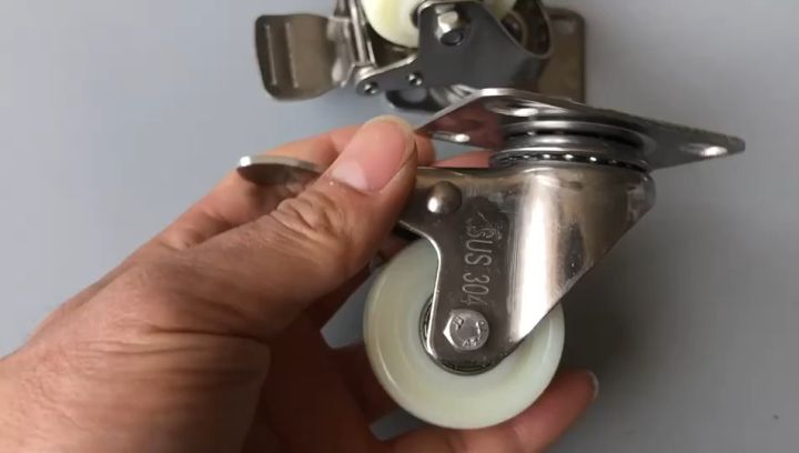 RODA NYLON TROLY ROLY ETALASE KARET DOUBLE BEARING MEDIUM HEAVY UP TO ...