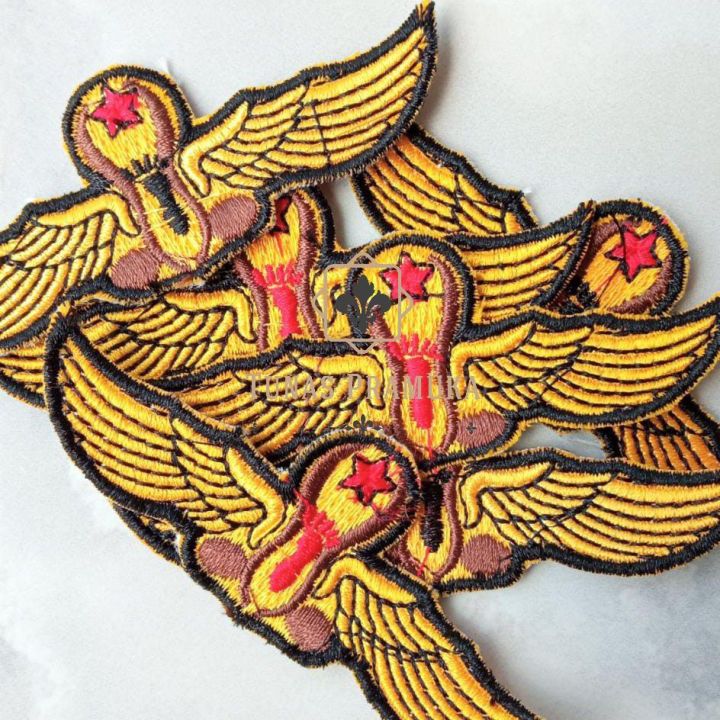 Tiska Badge Wing Pramuka Tapak Merah Tapak Hitam Brevet Pengembara ...