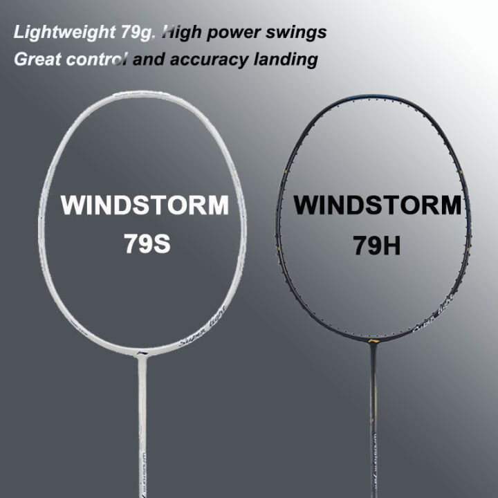 Lining Badminton Racket Windstorm 79S WS79H แร็กเกตไม้แบดมินตัน Lining ...