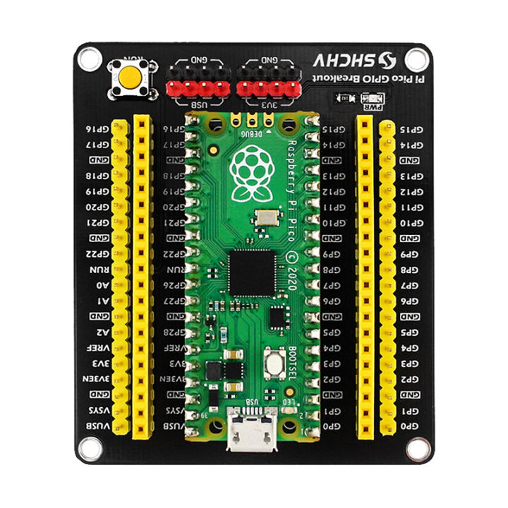 Raspberry Pi Pico Expansion Gpio Breakout Extension Adapter Onboard ... Raspberry Pi Pico Expansion Gpio Breakout Extension Adapter Onboard ...