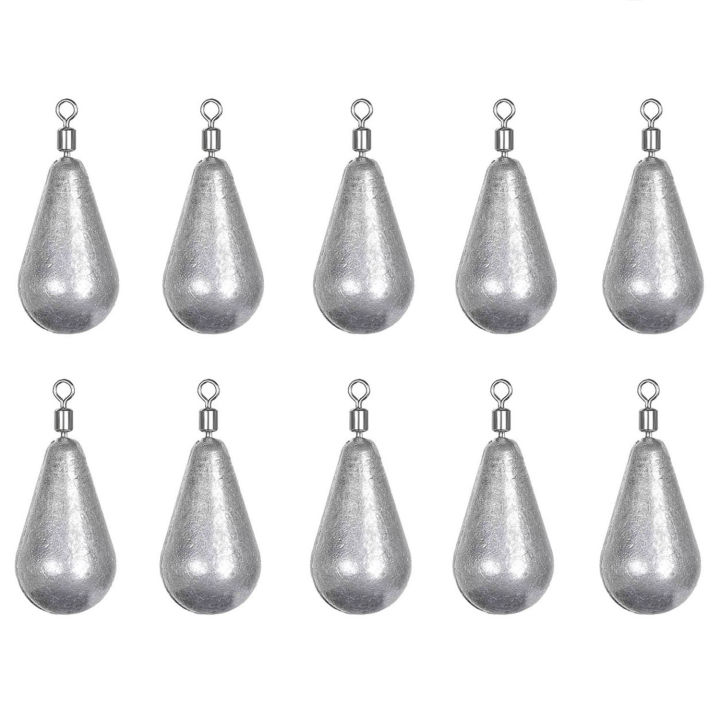 10pcs/lot Fishing Weight Sinkers 3.5g 5g 7g 10g 14g 20g Soft Bait ...