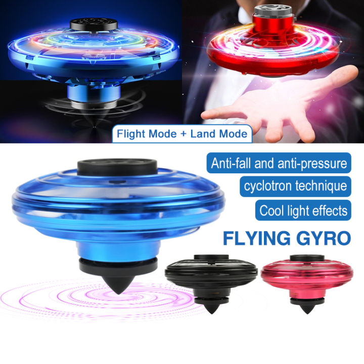 Flying Spinner Mini UFO Drone Induction Rotating Flying Toy Hand ...