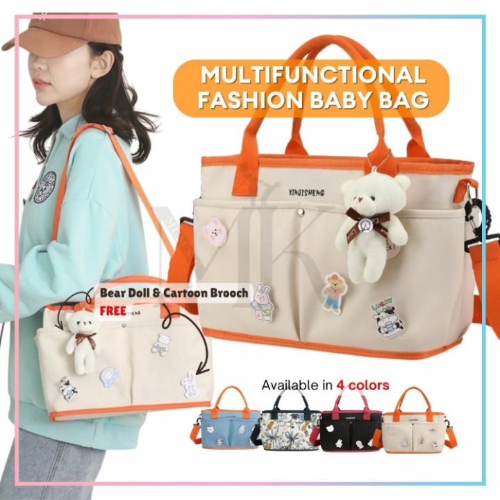 Mum's K Multifunctional Portable Fashion Messenger Mummy Diaper Bag ...
