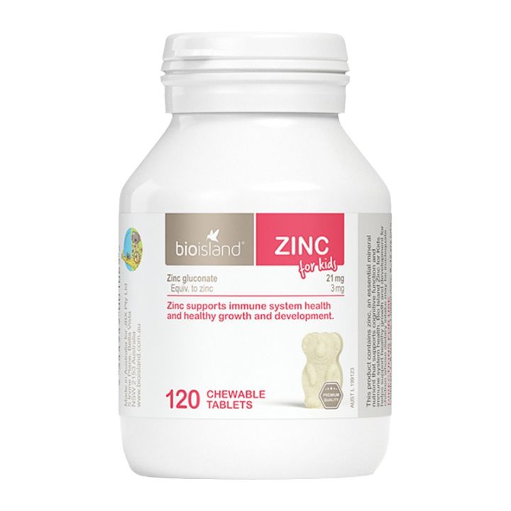 Bio Island | Zinc Chewable Tablets for Children 120 Capsules | Lazada PH