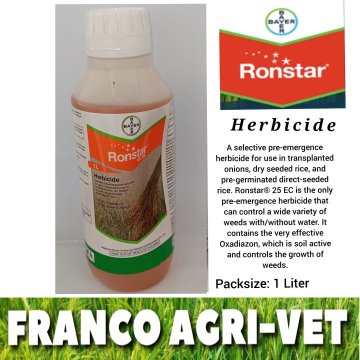 Ronstar EC 25 Herbicide ( 1 Liter ) | Lazada PH