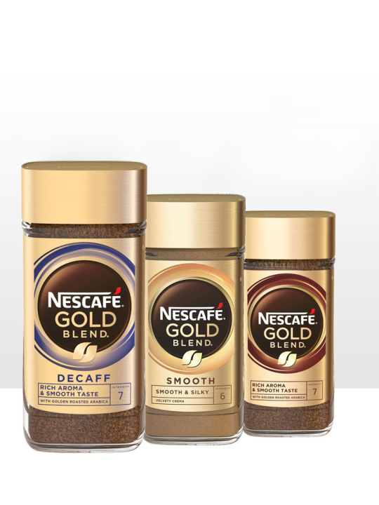 Nescafe Gold Blend Instant Dry Black Coffee Sugar Free Low Calorie ...