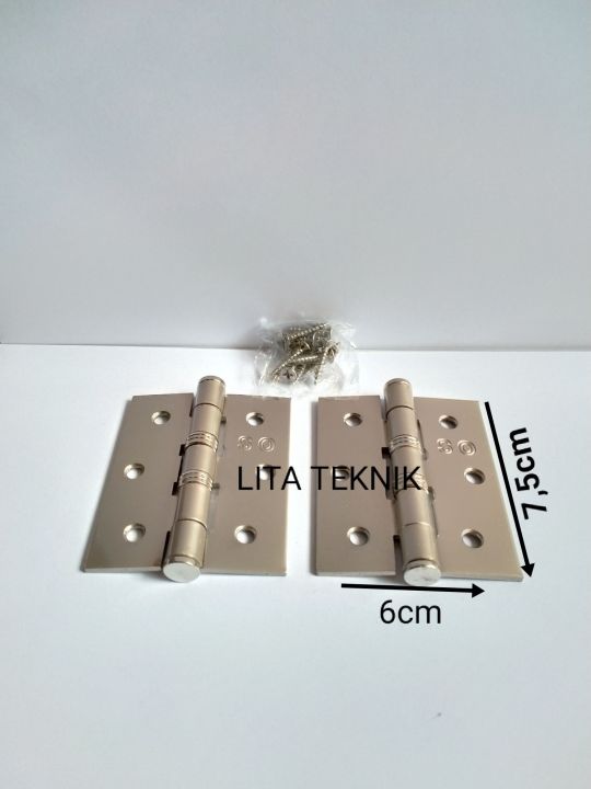 engsel jendela tebal 3" engsel tebal sepasang | Lazada Indonesia