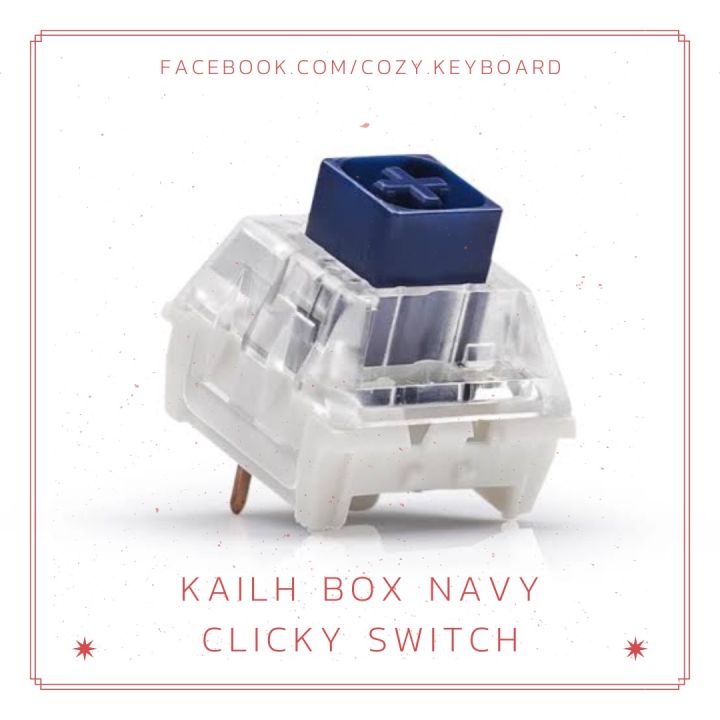 [cozy.keyboard] Kailh Box Navy Switch หนักและแน่นมากๆ คลิกกี้ตัวหนัก ...