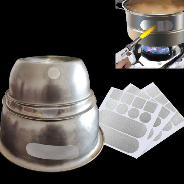 3/6Pcs Pratical Repair Pot Patches Sticker Kit Stainless Steel Repair ...