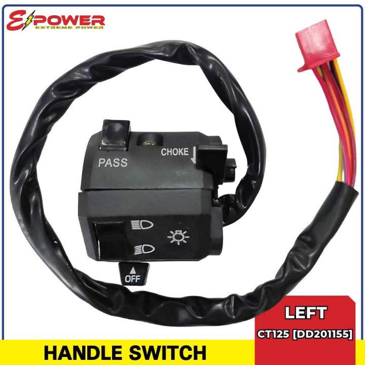 E-Power CT125 Motorcycle Handle Control Switch (Left / Right) [DD201155 ...