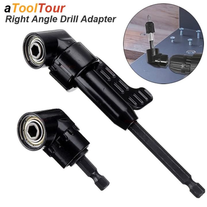 Right Angle Screwdriver Attachment Holder Magnetic Power Drill Bit ...