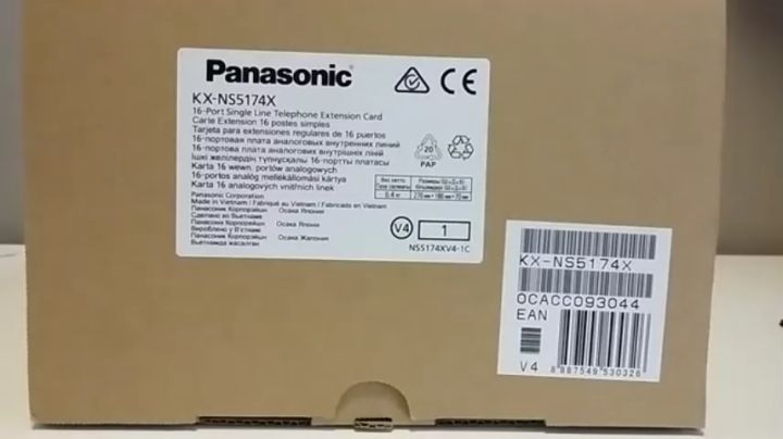 ️ Panasonic KX-NS5174 16 SLT Extension Card For NS300 Keyphone System ...