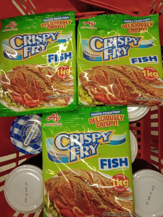 Crispy Fry Breading Mix Fish (50g.×3) coats 1kl meat | Lazada PH