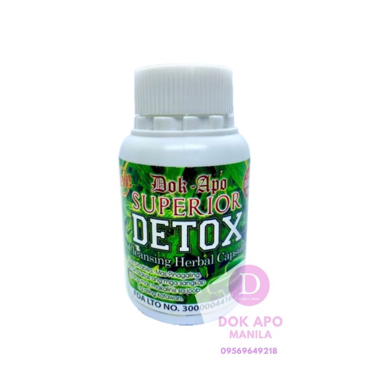 [DOK APO] Superior Detox Cleansing Herbal Capsule 50 Capsules ...