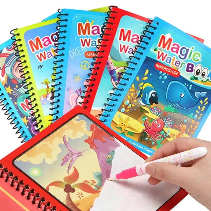 NEW Kids Magic Water Drawing Books Coloring Books Painting Toys for ...