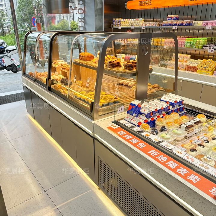 2024 New Arrival Stainless Steel Bread Counter Bread Display Cabinets ...
