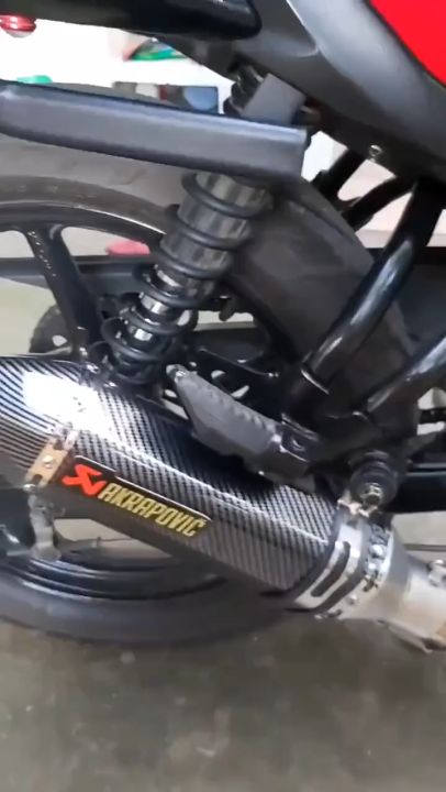 【Spot】Motorcycle Exhaust Muffler Akrapovic Exhaust Muffler Pipe 370MM ...