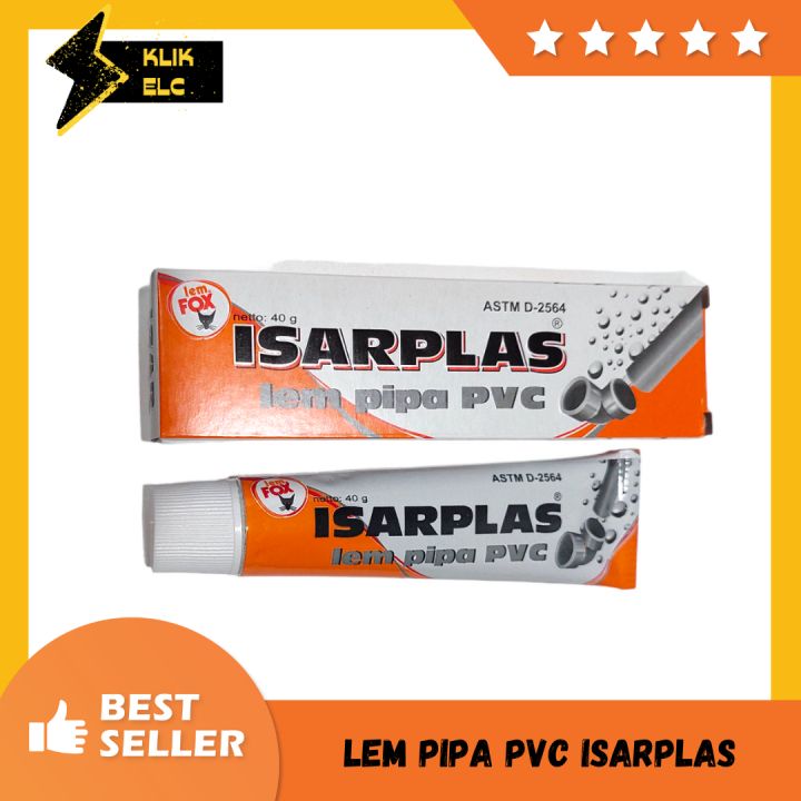 ISARPLAS / LEM PIPA PVC / LEM PRALON ISARPLAS 40 Gr | Lazada Indonesia