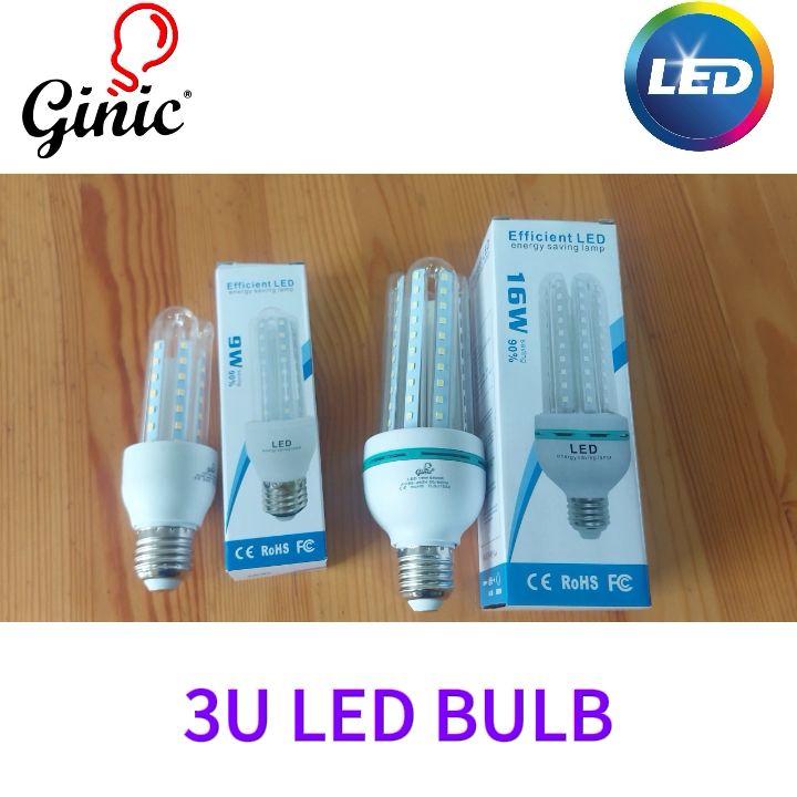 LED Light Bulb 7W/9W/12W/16W E27/E14 3U/4U RGB SHAPED LED BULB COLOR BULB LAMPU RAYA - WARM ...