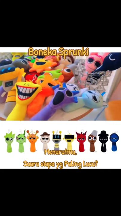 BONEKA SPRUNKI / Boneka Sprunki Horor Plush Rhythm Box New Surrounding ...