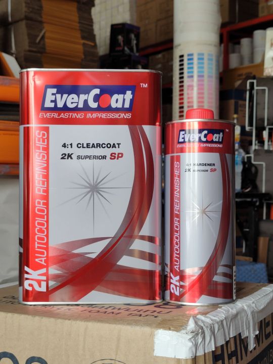 แลคเกอร์ Evercoat SP ระบบ 4:1 + ตัวเร่ง | Lazada.co.th