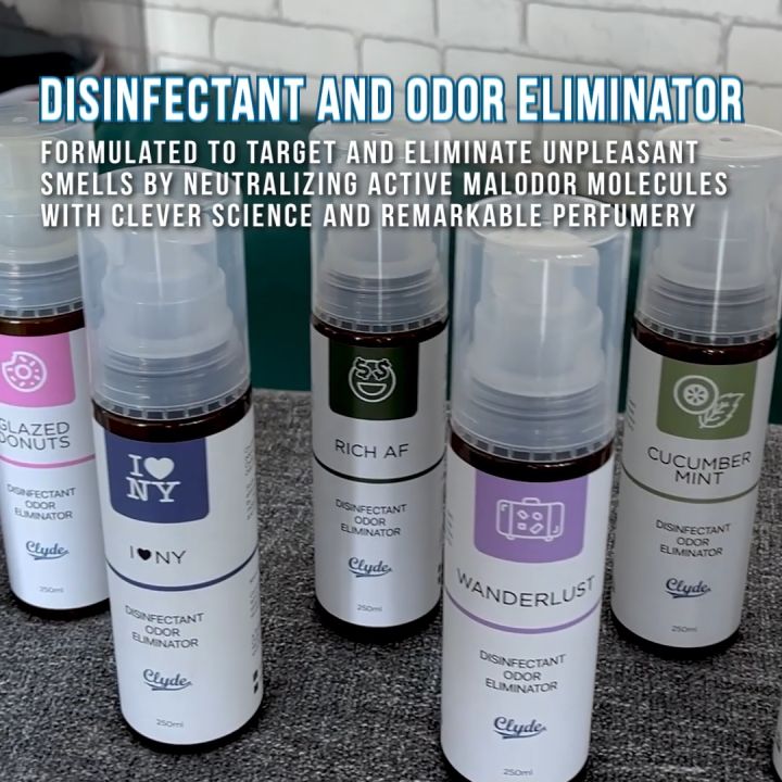 Clyde Disinfectant and Odor Eliminator Spray | Lazada PH