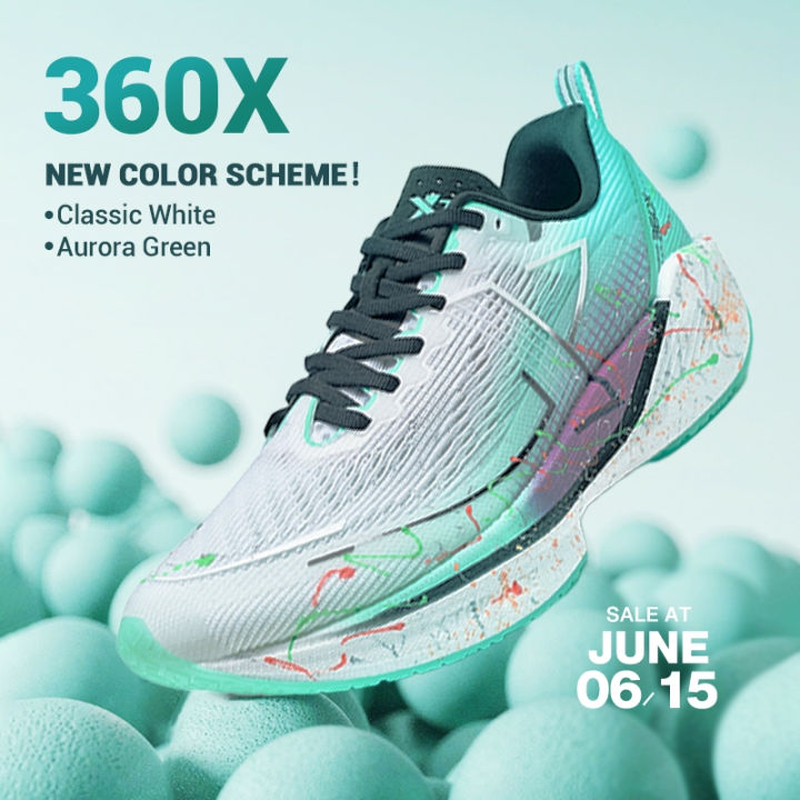 XTEP 360X Women's Runing Shoe Professional Competition Nylon Fiberglass ...