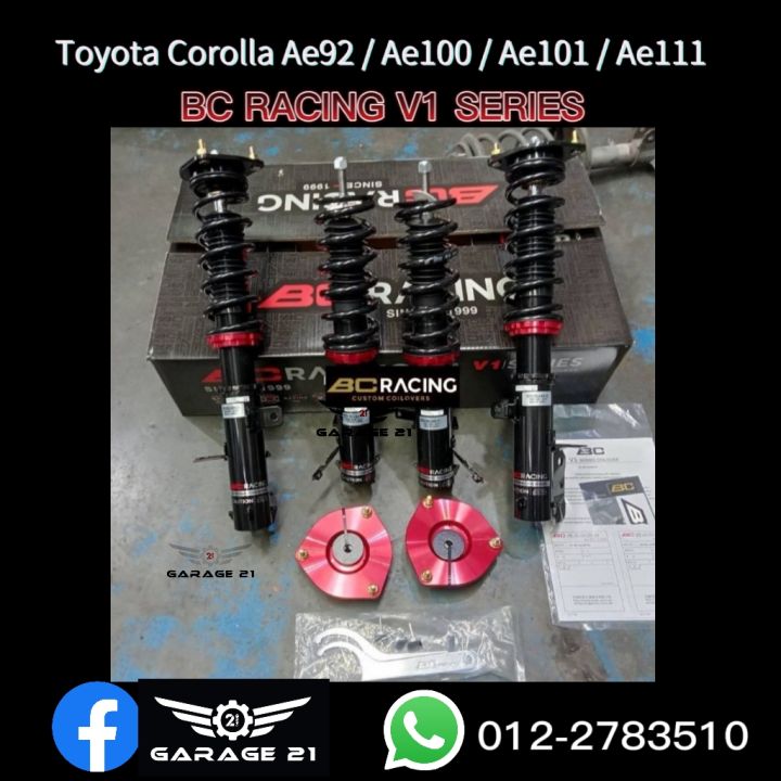 Toyota Corolla AE90 / AE101 / AE111 - BC Racing V1 Series Fully ...