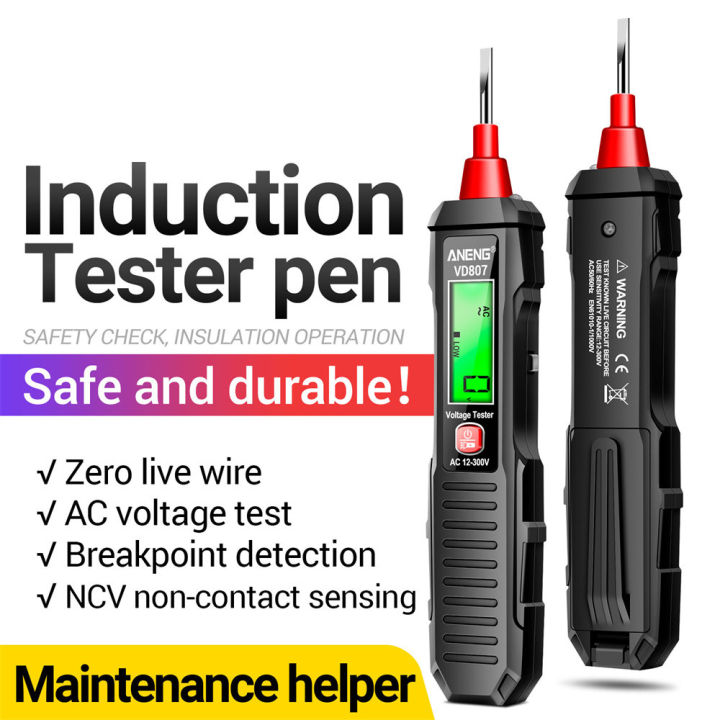 Ziqqucu ANENG pen digital multimeter AC voltage tester smart ammeter ...