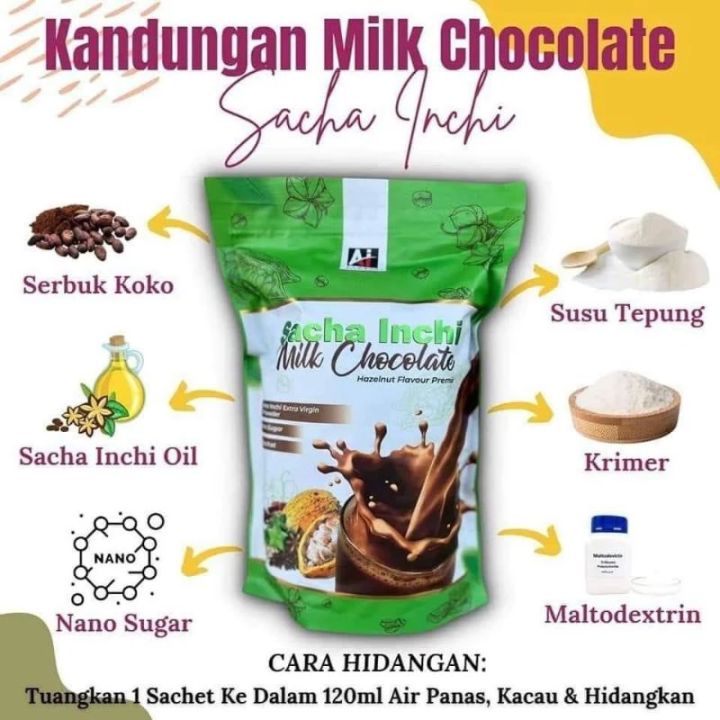 SACHA INCHI MILK CHOCOLATE | Lazada