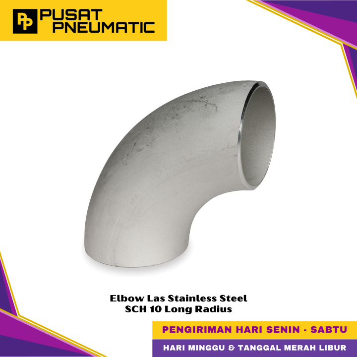 Knee Keni Elbow Las Stainless Steel SCH 10 SS 304 1 Inch Long Radius ...