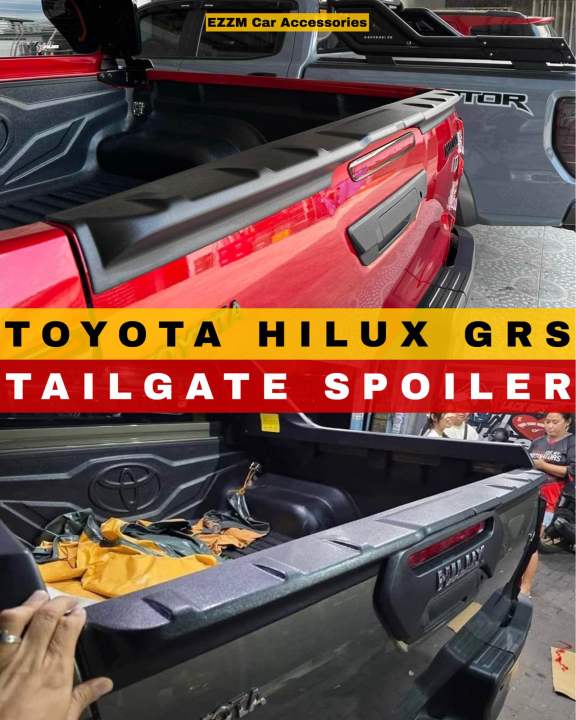 Toyota Hilux GRS Conquest TAILGATE SPOILER 2021 - 2025 | Lazada PH