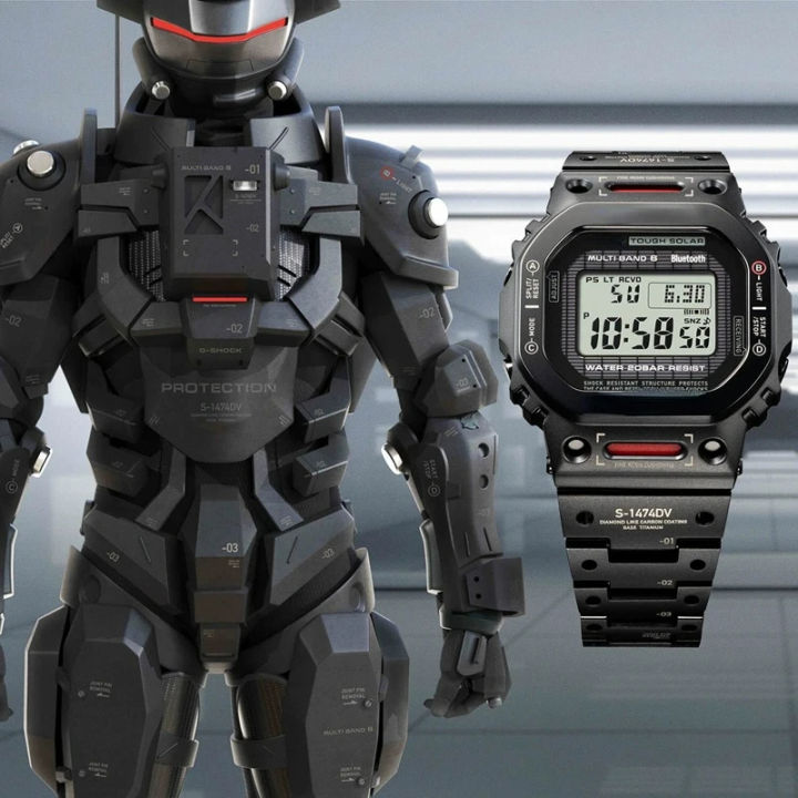 Titanium Mod Kit Case+Strap For Casio G-SHOCK DW5600 DW5610 GW-M5610 ...