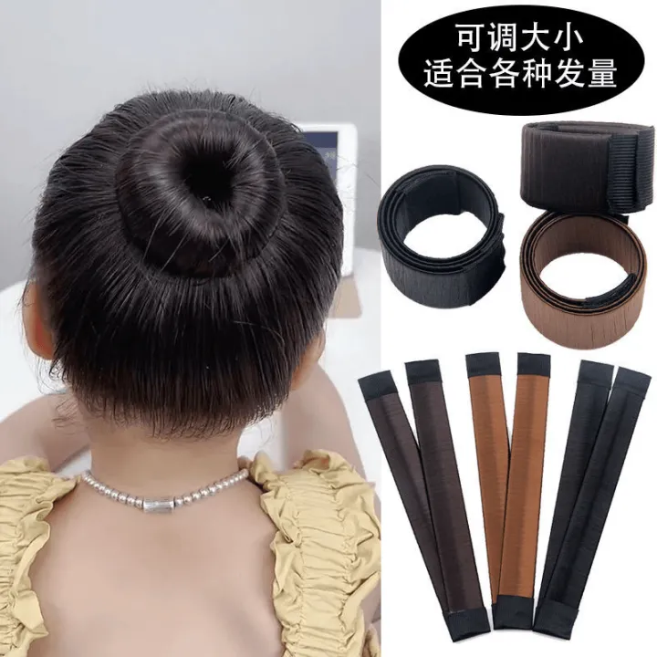 Bun Hair Band Ring Pop Bean Bag Hair Rope Style Shaper Tools Bud-like ...
